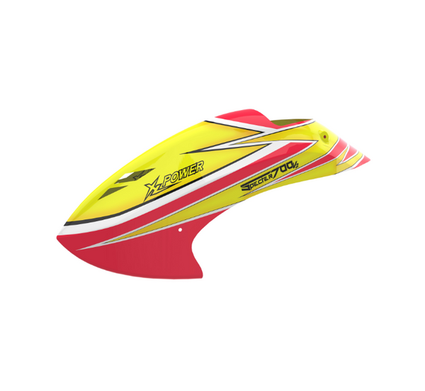 XL70V2C09 Ultra light canopy for Specter v2 – Rapid Helis Australia